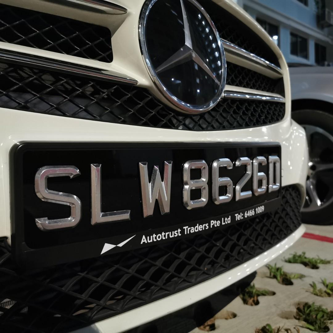 3D Chrome Car License Plate, Car Accessories, Car Plates on Carousell