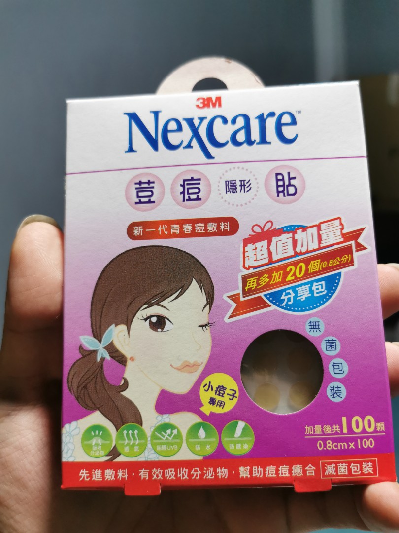 3M Nexcare Acne Patch Tegaderm Hydrocolloid dressing, Beauty & Personal ...