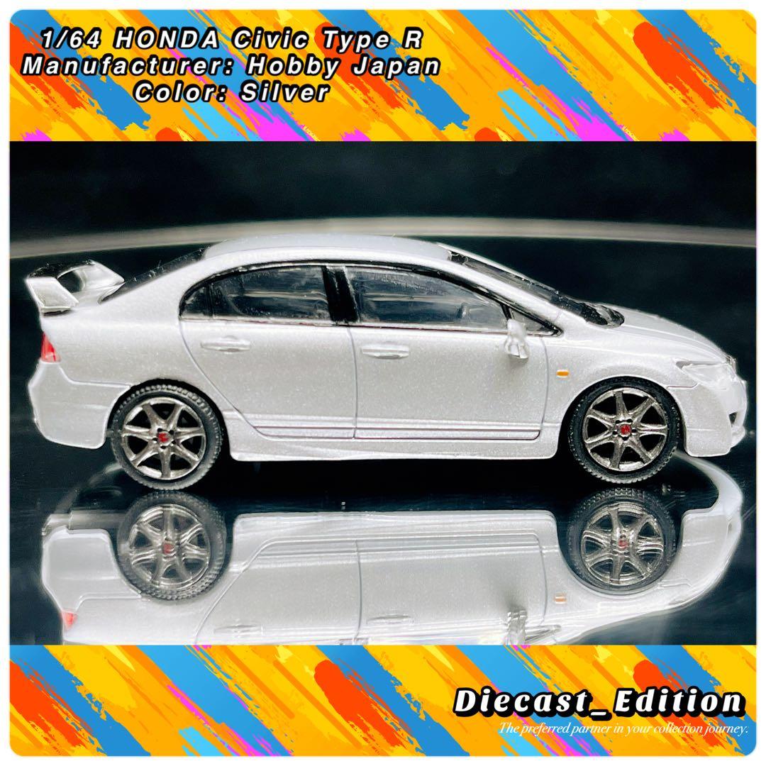 1/64 Honda Civic FD2R Type R (Silver) Model Car, Hobbies & Toys, Toys ...