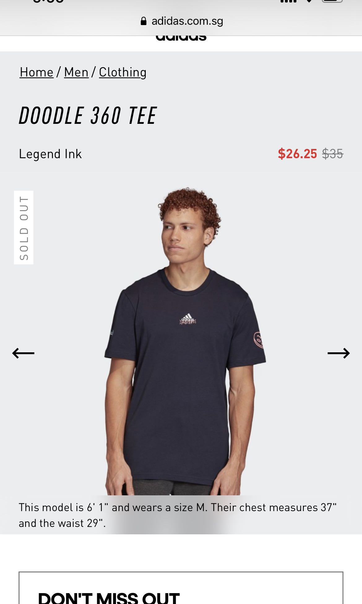 Adidas Doodle 360 Tee, Men's Fashion, Tops & Sets, Tshirts & Polo ...