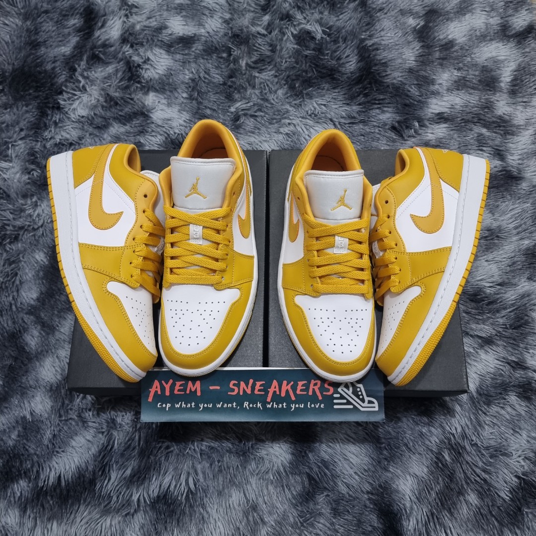 AIR JORDAN 1 LOW POLLEN, Men's Fashion, Footwear, Sneakers on Carousell