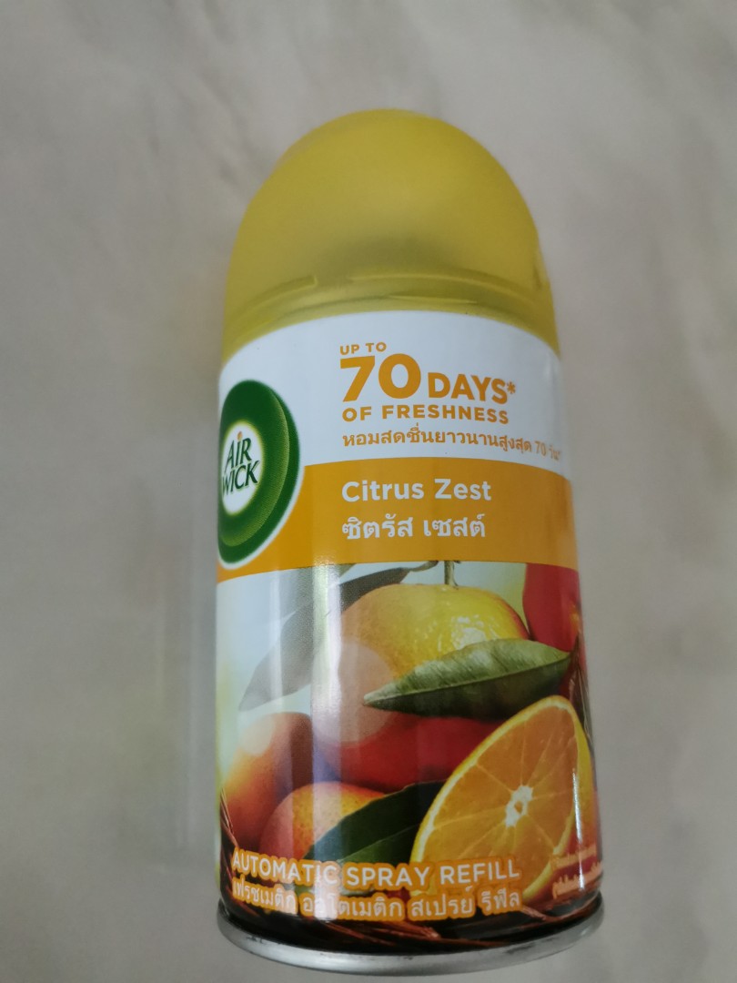 Air Wick Freshmatic Refill Citrus Zest, 250ml, Furniture & Home Living ...