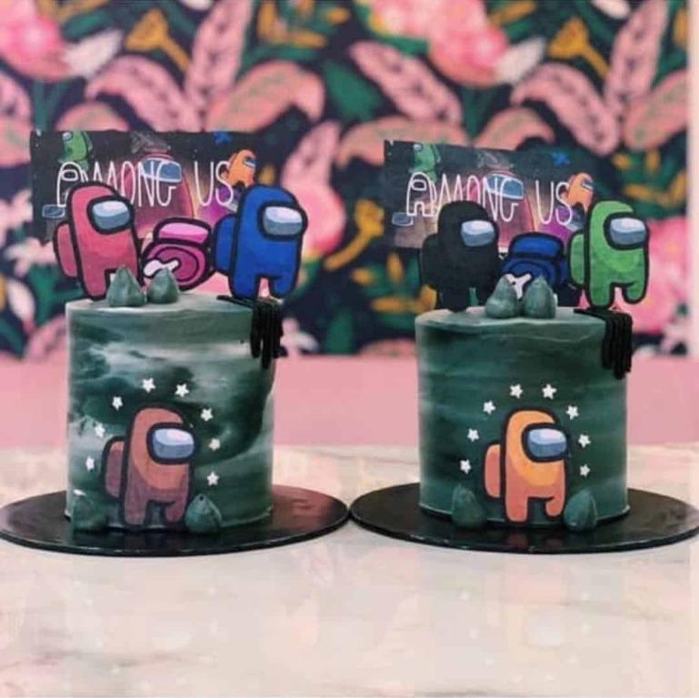 Among Us The Imposter Custom Cake, Food & Drinks, Packaged & Instant ...