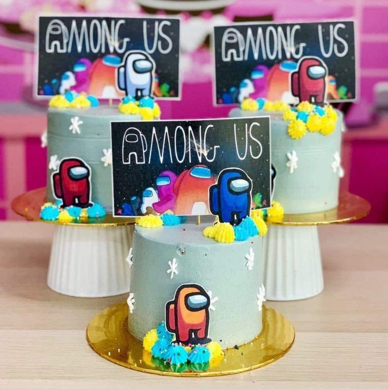 Among Us The Imposter Custom Cake, Food & Drinks, Packaged & Instant ...
