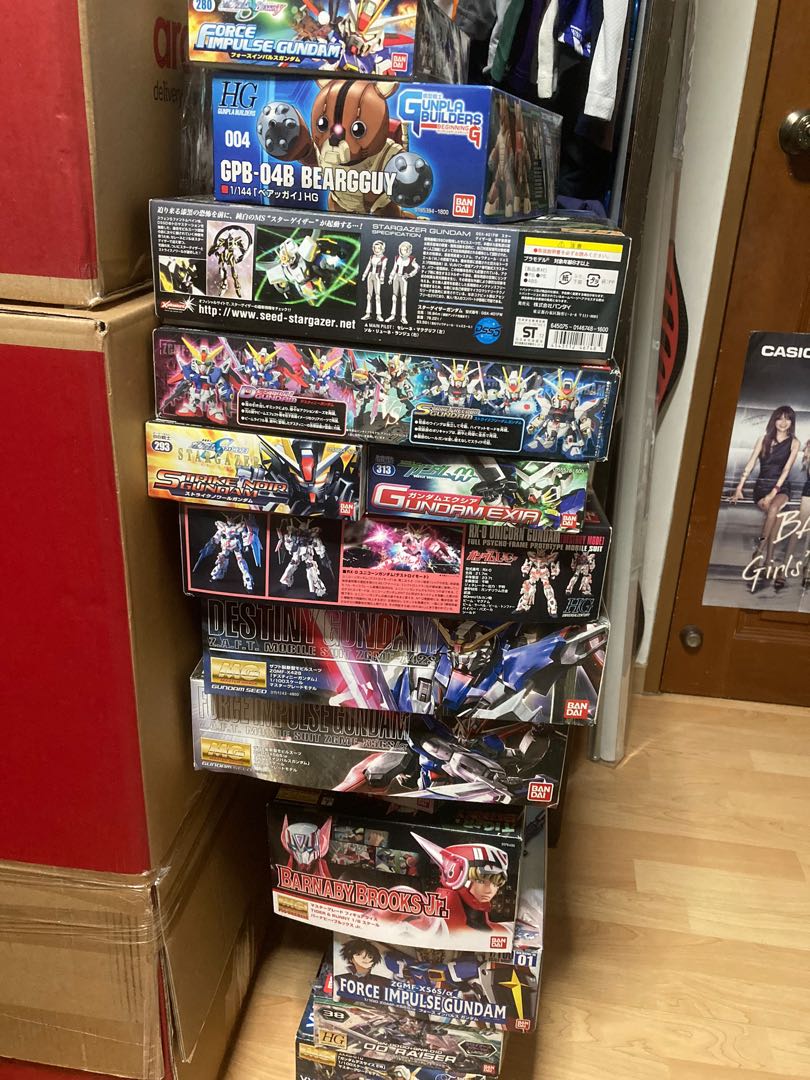 Bandai Gundam boxes, Hobbies & Toys, Toys & Games on Carousell