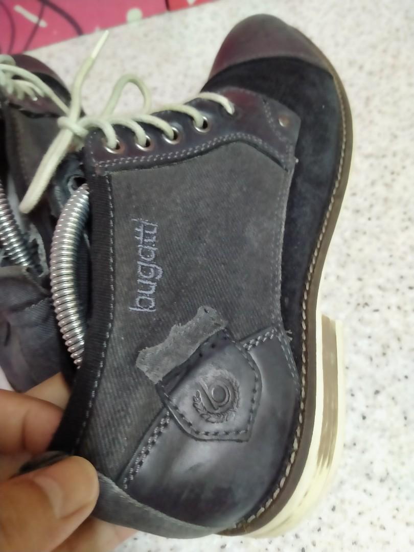 10uk BUGATTI full black, Men's Fashion, Footwear, Sneakers on Carousell