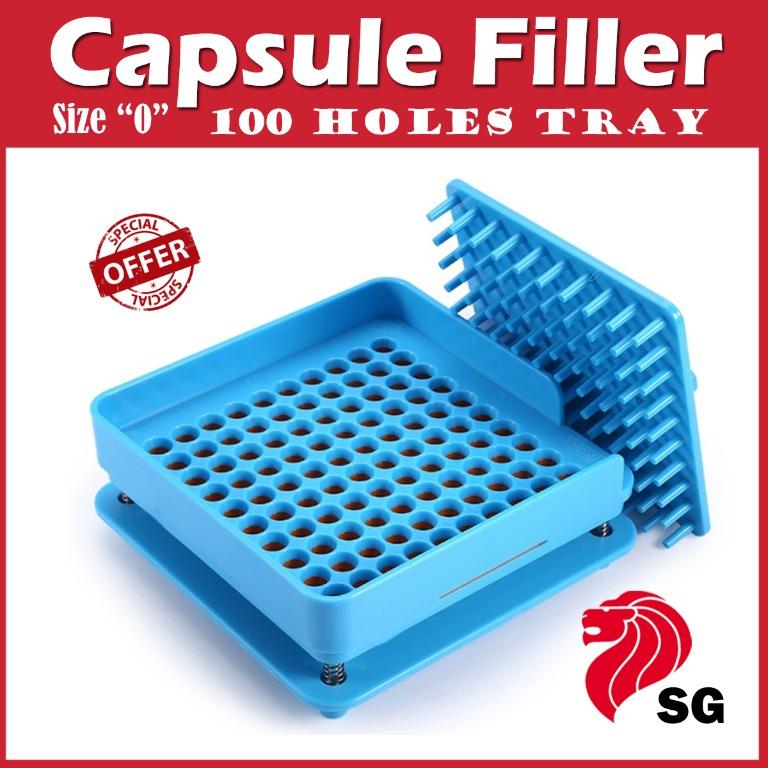 Capsule Filling Machine | Capsule Filler 100 capsule Tray + Empty ...