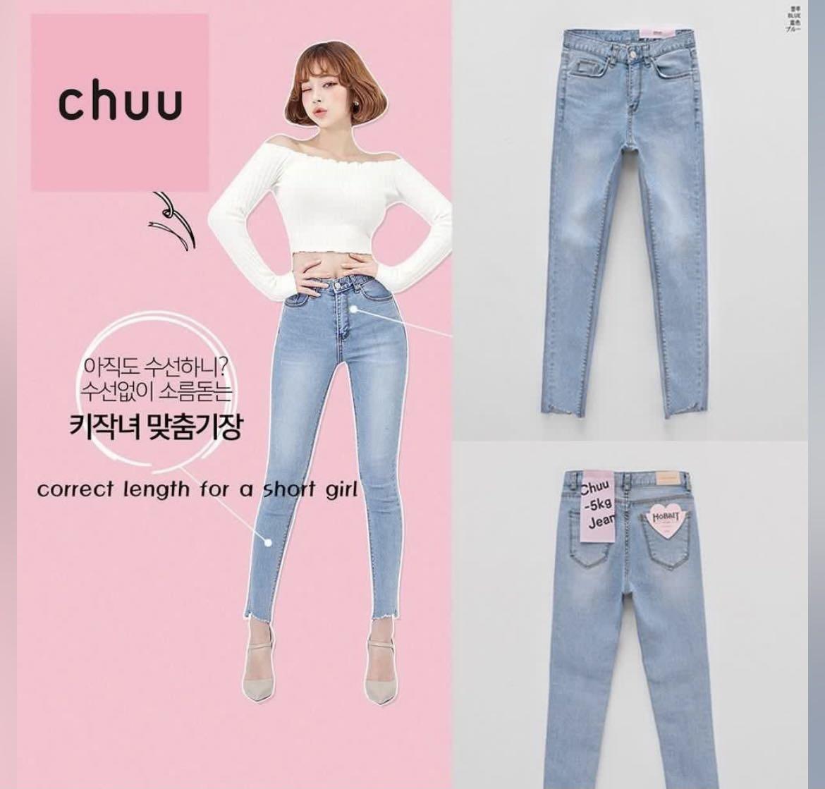 Chuu -5kg hobbit jeans vol. 83, Women's Fashion, Bottoms, Jeans & Leggings on Carousell