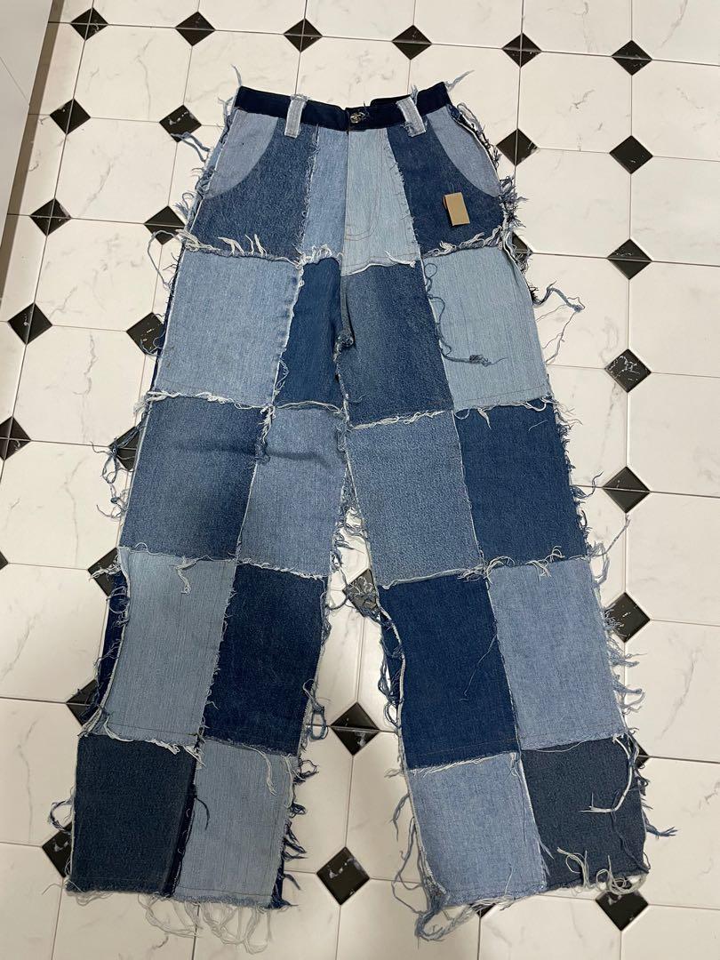 compound distress rework jeans, Women's Fashion, Bottoms, Jeans ...