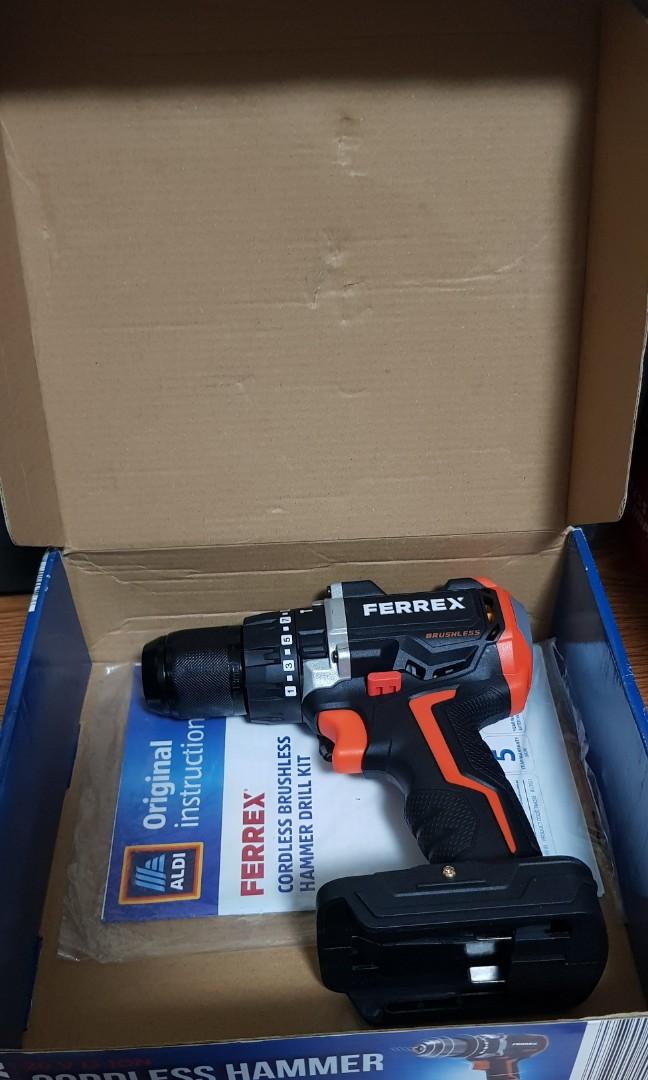 Ferrex cordless brushless hammer drill driver skin, Commercial ...