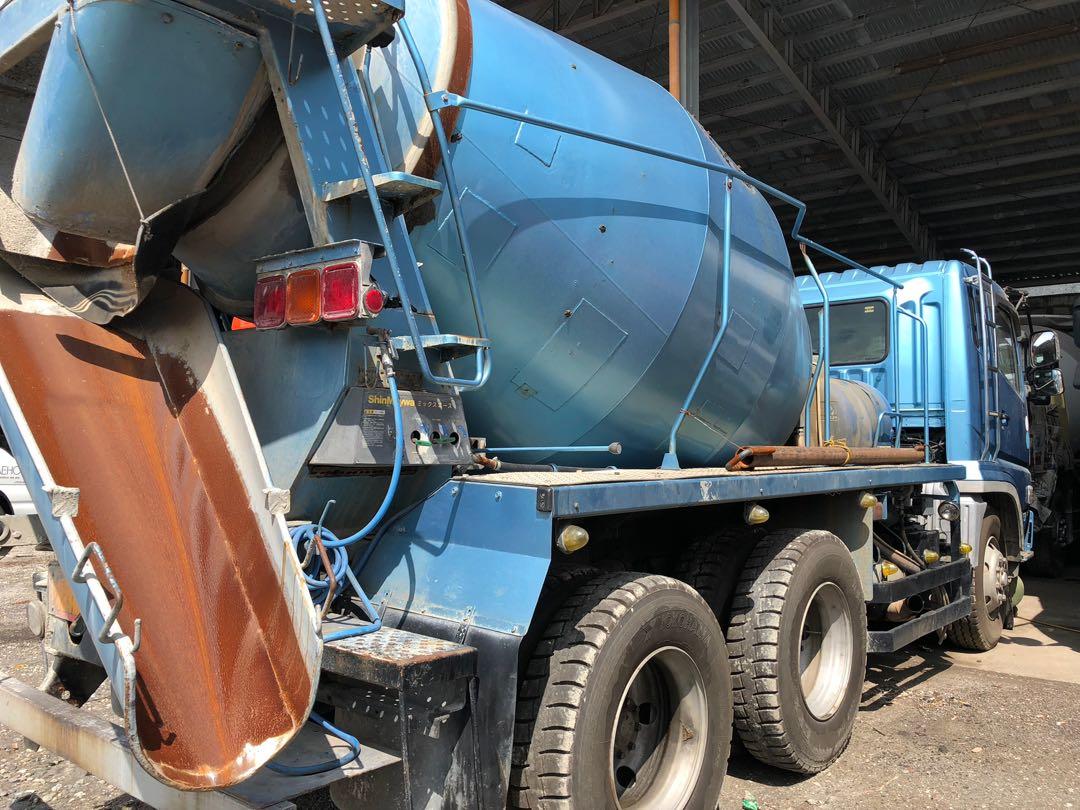 Fuso super great transit mixer truck 8dc9 10w, Special Vehicles, Heavy ...