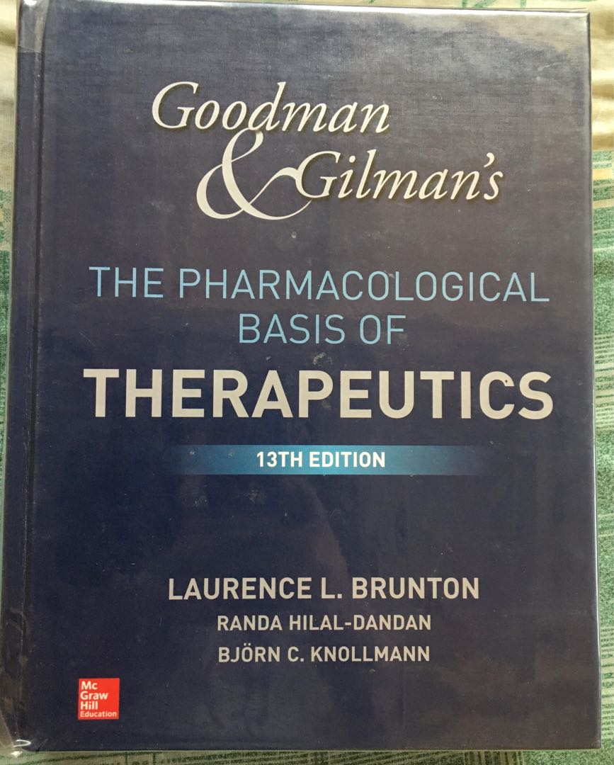 Goodman and Gilman Pharmacological Basis of Therapeutics 13th Ed ...