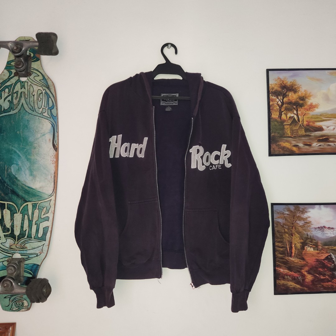 Hard Rock Jacket, Men's Fashion, Coats, Jackets and Outerwear on Carousell