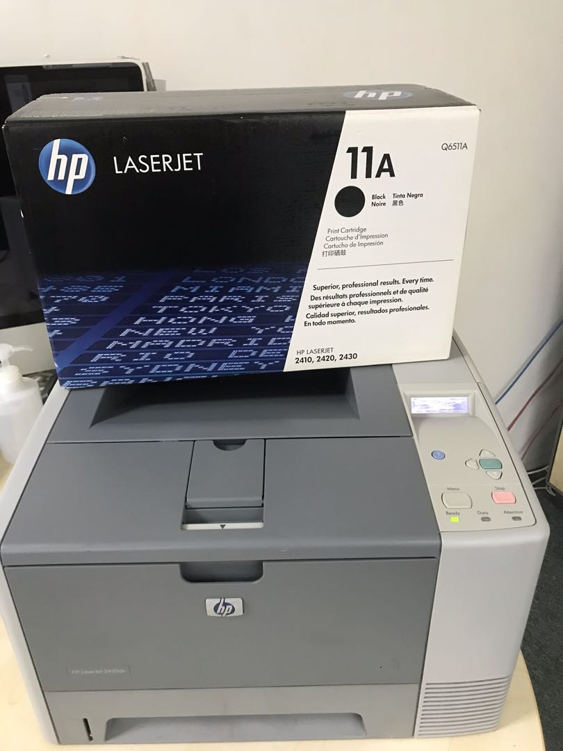 HP LaserJet 2420DN (Double Side) Print Black/White Printer, Computers ...