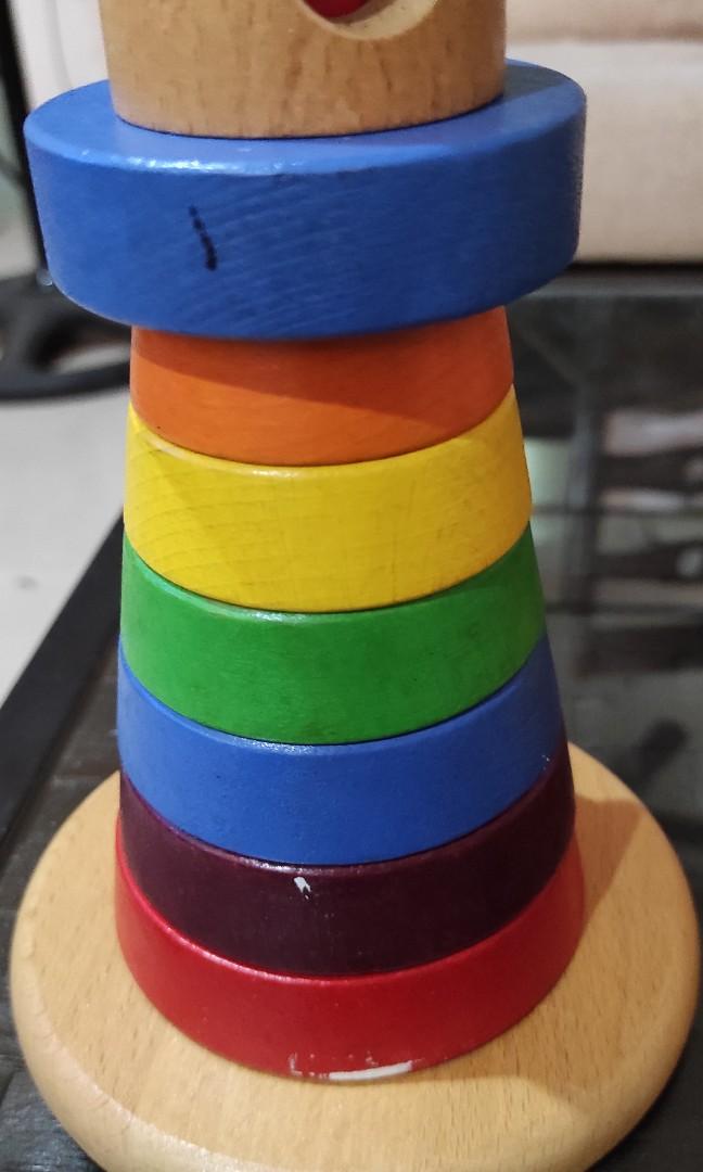 Ikea Mula Wooden Stacking Rings Toy, Hobbies & Toys, Toys & Games on ...