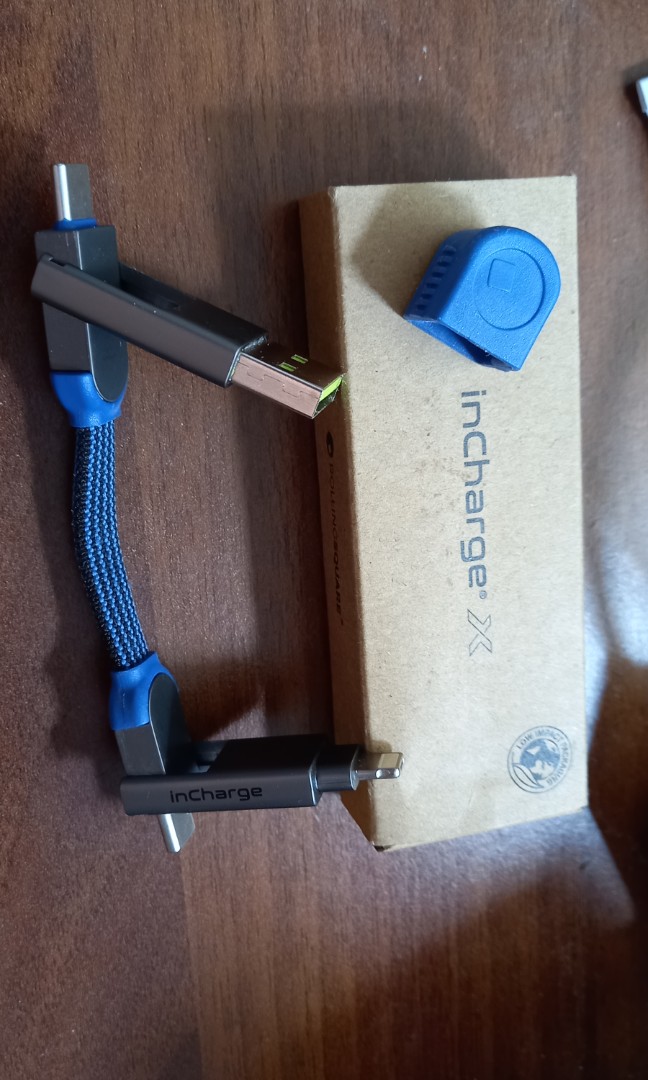 Incharge X charging 100W cable with 6 types of connector, Computers ...