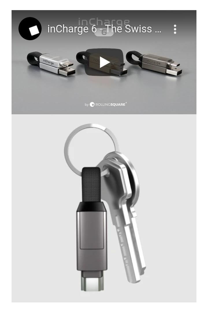 Incharge X charging 100W cable with 6 types of connector, Computers ...