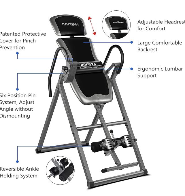 Innova Inversion Table, Sports Equipment, Exercise & Fitness, Toning ...