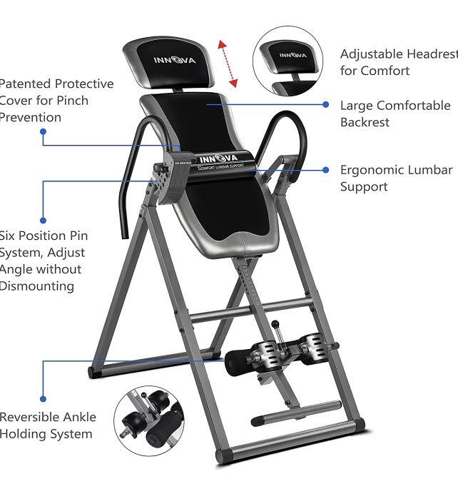 Innova Inversion Table, Sports Equipment, Exercise & Fitness, Toning ...