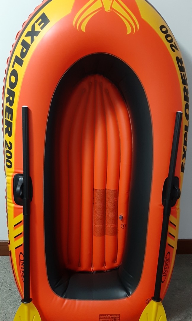 Intex explorer 200 inflatable boat, Hobbies & Toys, Toys & Games on ...