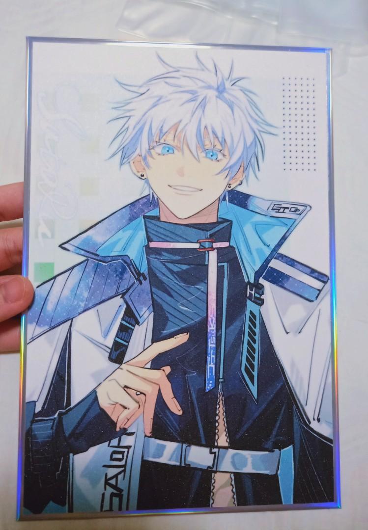 Jujutsu Kaisen JJK Gojo shikishi, Hobbies & Toys, Memorabilia ...