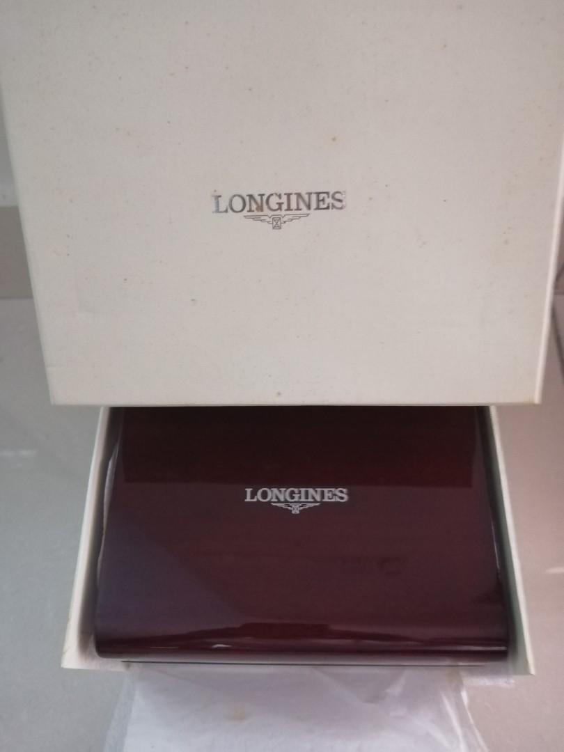 321)Longines Watch Wood Box, Men's Fashion, Watches & Accessories ...