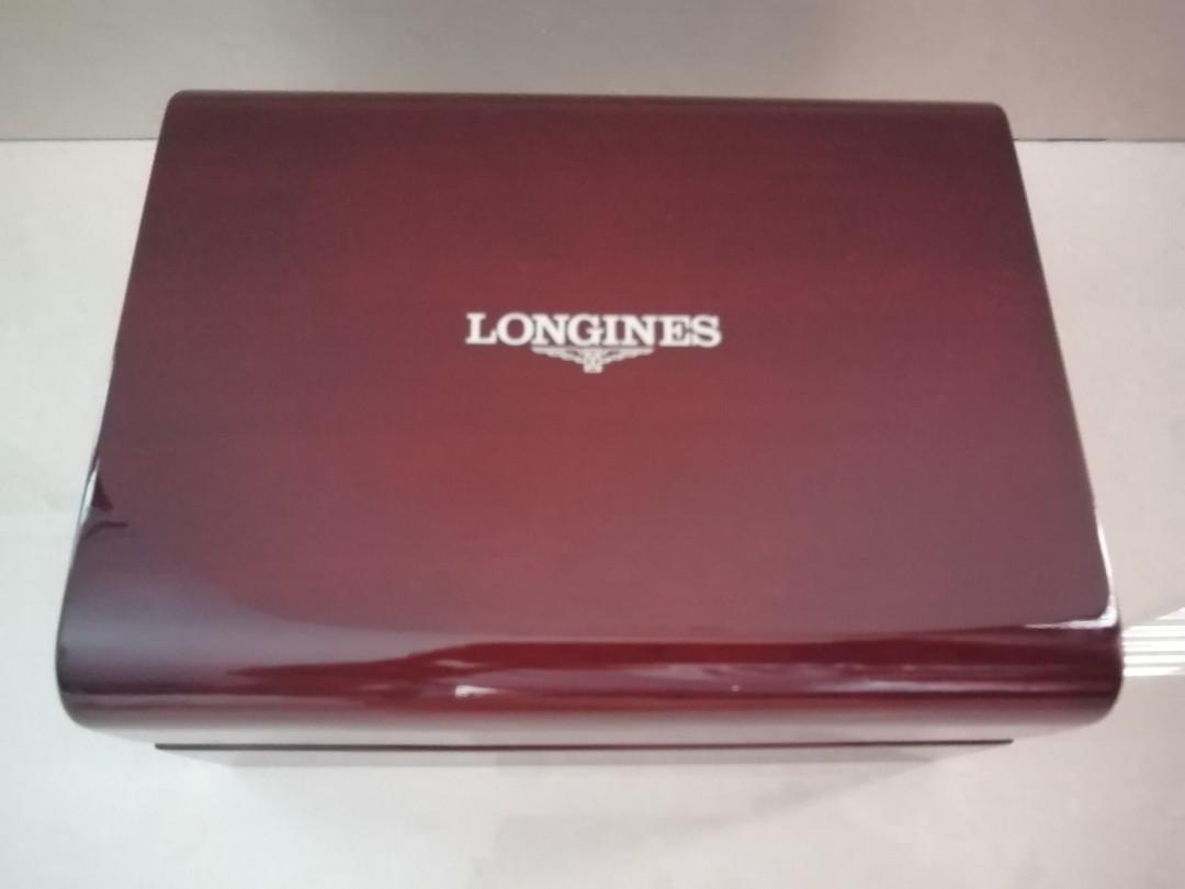 321)Longines Watch Wood Box, Men's Fashion, Watches & Accessories ...