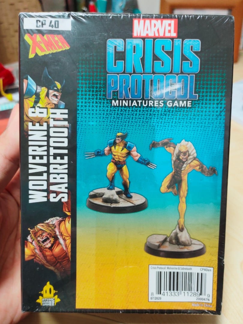 Marvel Crisis Protocol Wolverine & Sabertooth NEW, Hobbies & Toys, Toys ...
