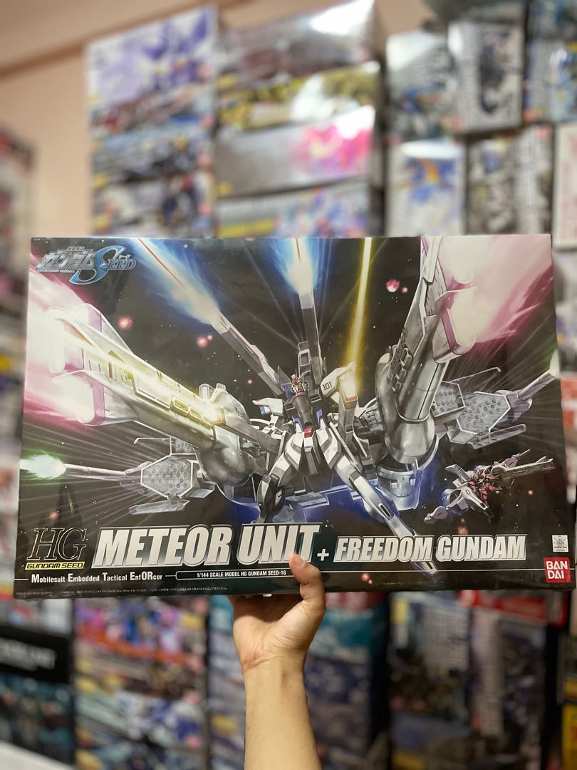 Meteor Unit + Freedom Gundam Hg, Hobbies & Toys, Toys & Games on Carousell
