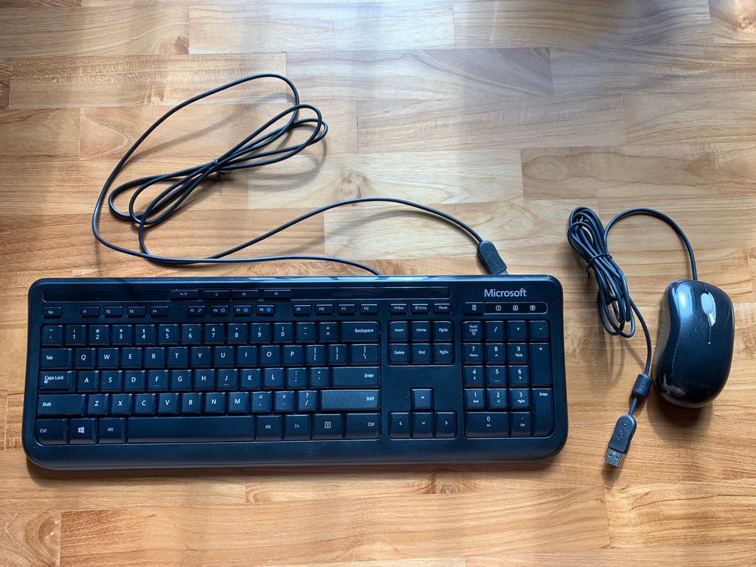 Microsoft keyboard and mouse, Computers & Tech, Parts & Accessories ...