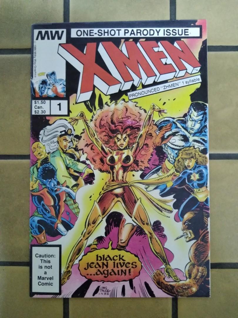 Xmen: One-Shot-Parody #1 ( Chas Truog - Cover Art ) Milky Way Graphics ...