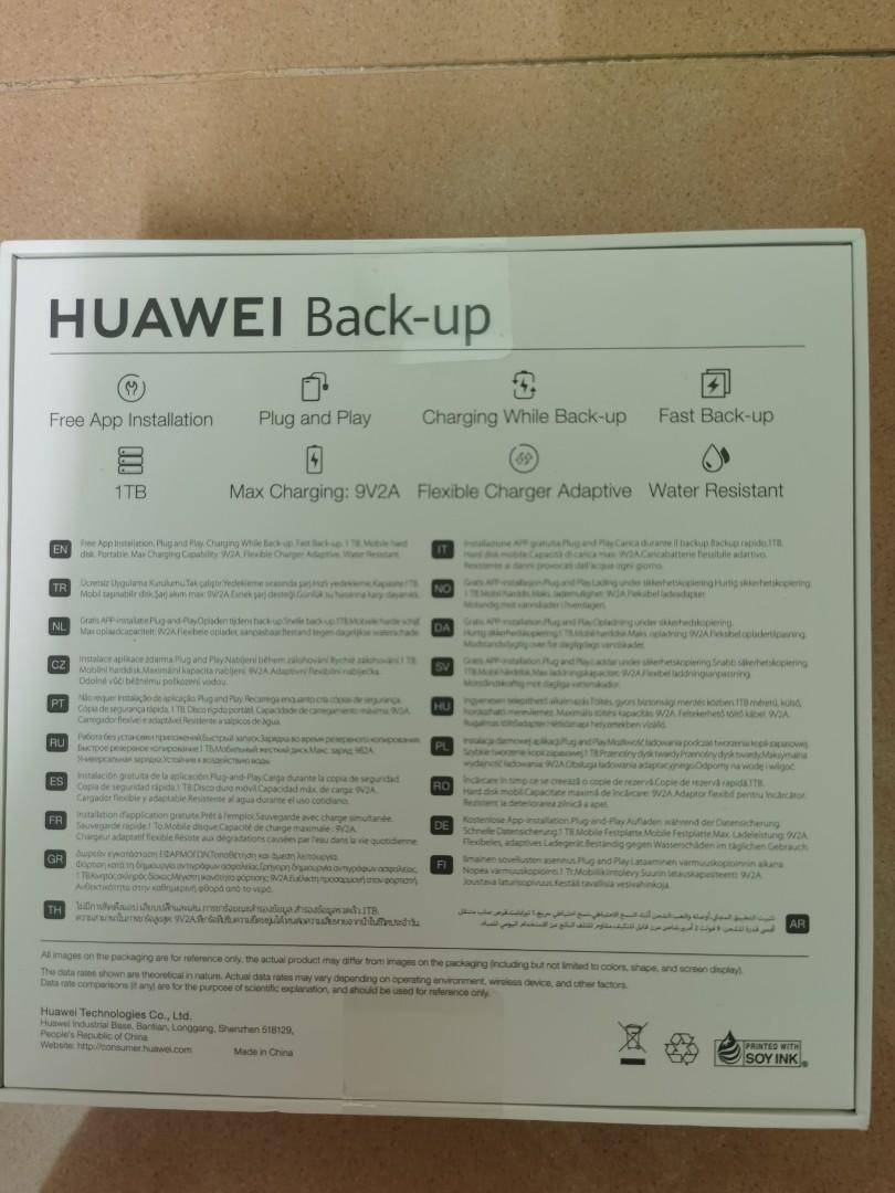 ORIGINAL HUAWEI 1TB External Hard Disk, Computers & Tech, Parts ...