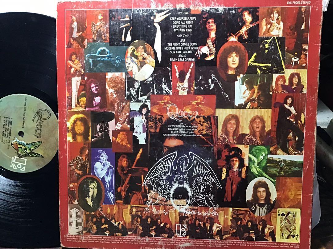 LP Queen - Self Titled OOP USA ELEKTRA BUTTERFLY VINYL RECORD Anubis ...
