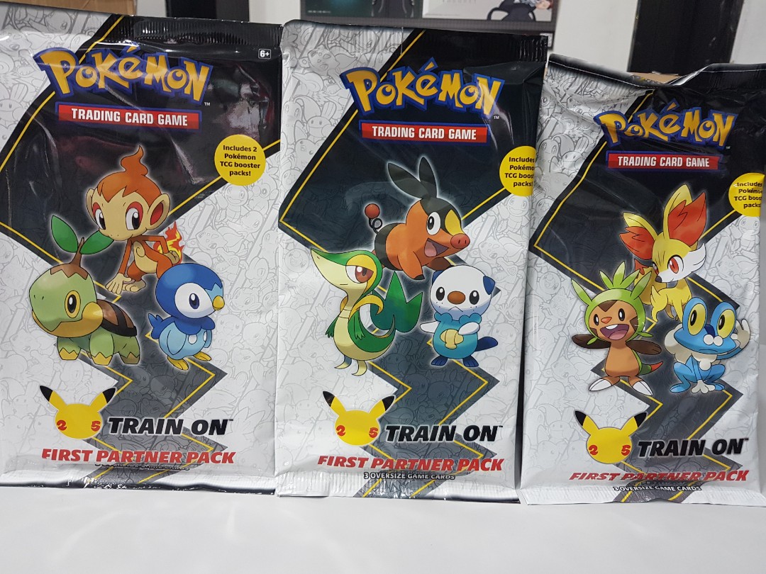 Pokemon Trading Card Game PTCG - Kalos , Unova , Sinnoh First Partner ...