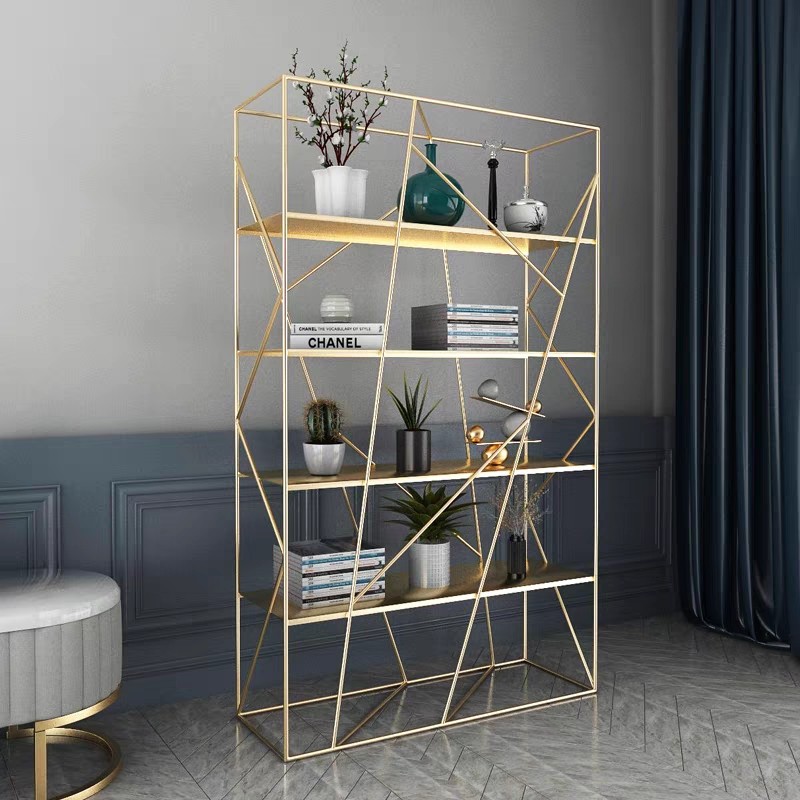 [Preorder] Nordic Gold Display Shelf Rack, Furniture & Home Living ...