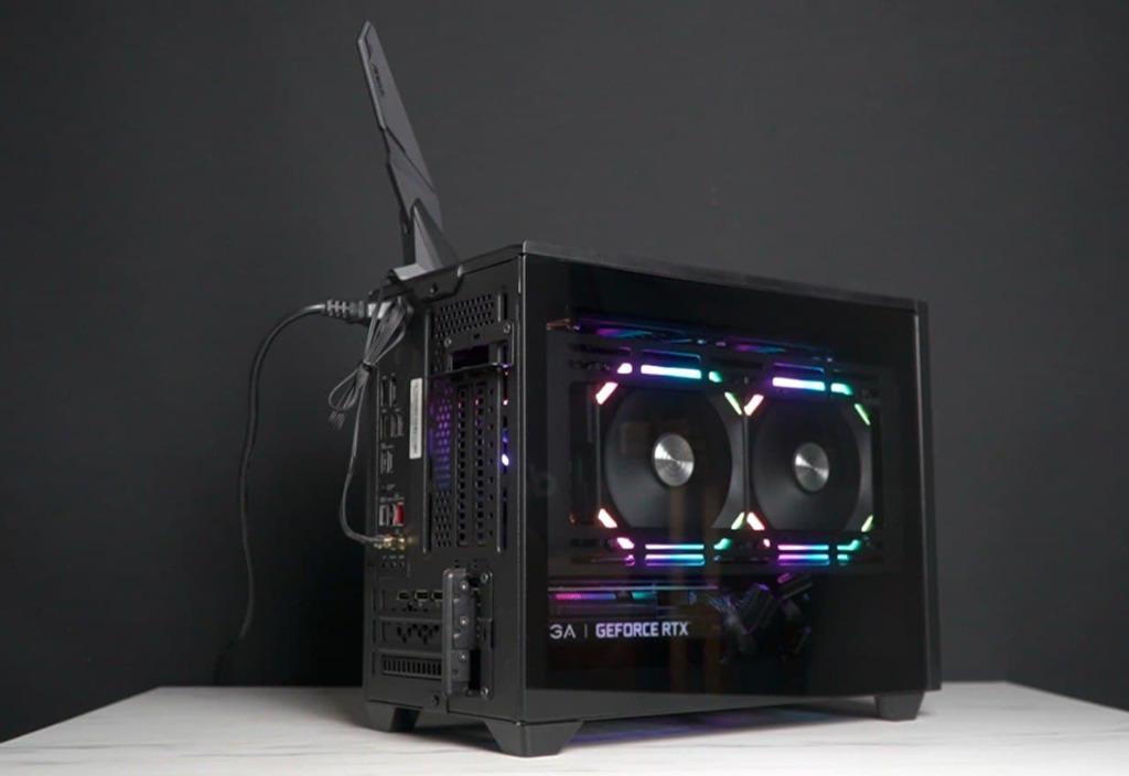 RGB LED RTX 3060 Ryzen Mini ITX Gaming PC, Computers & Tech, Desktops ...