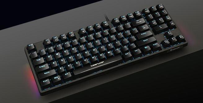 [Clear Stock!!!] TEAMWOLF X57 AXI 89-KEY ICE BLUE WIRED MECHANICAL KEYBOARD, Computers & Tech ...