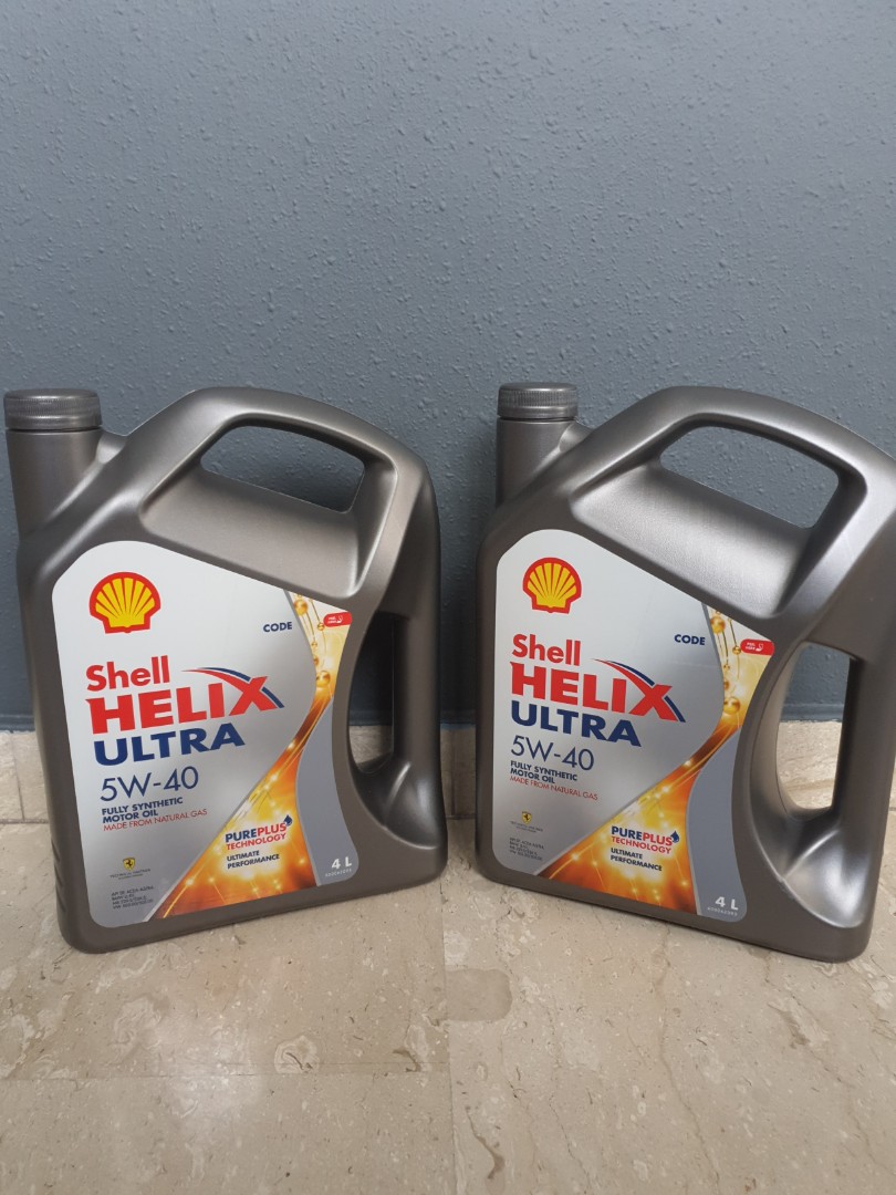 Shell Helix Ultra 5W40 Engine Oil From Hongkong, Car Accessories, Car ...