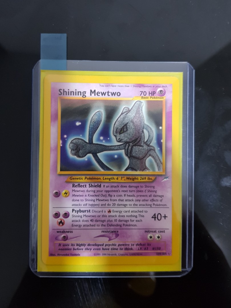Shining Mewtwo Neo Destiny Pokemon TCG pokemon Pokémon card, Hobbies ...