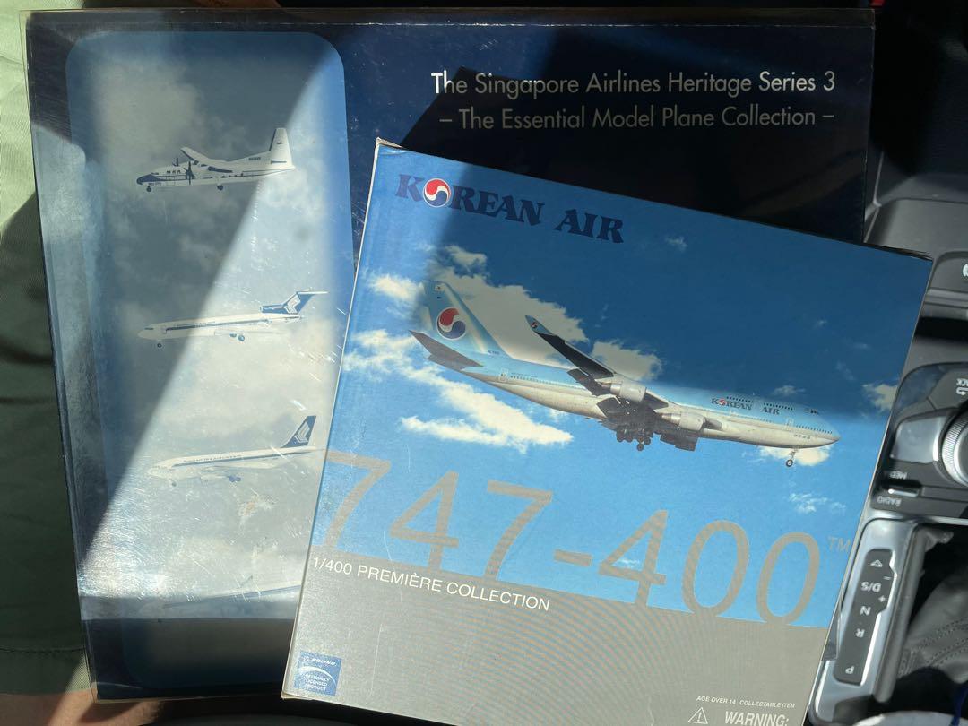 SIA Series 3 & Korean air models, Hobbies & Toys, Toys & Games on Carousell