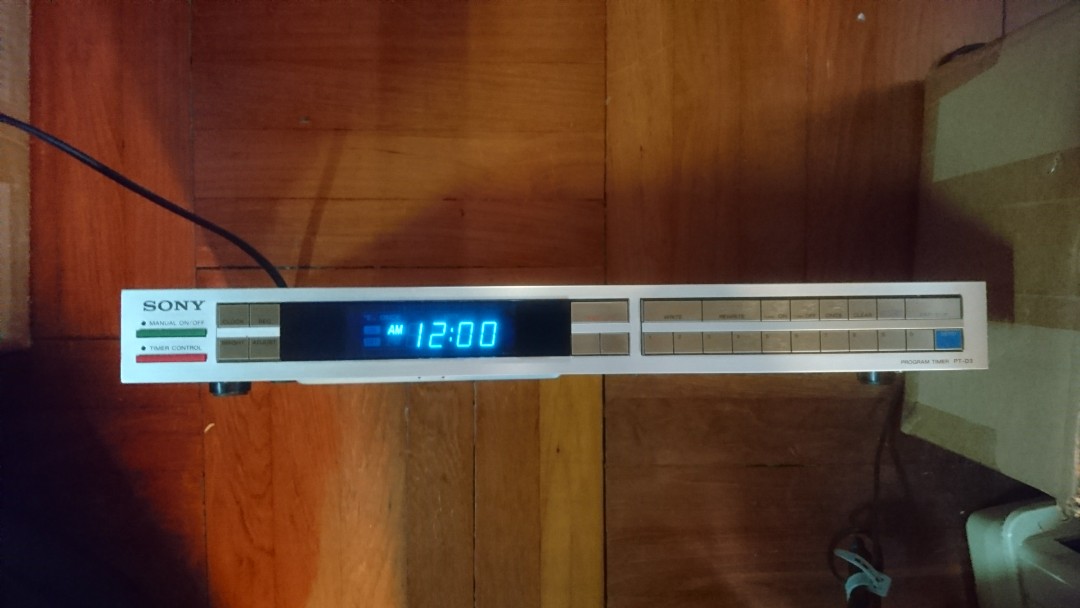 Sony program timer PT-D3, 家庭電器, 電視 & 其他娛樂, 電視組件及配件 - Carousell