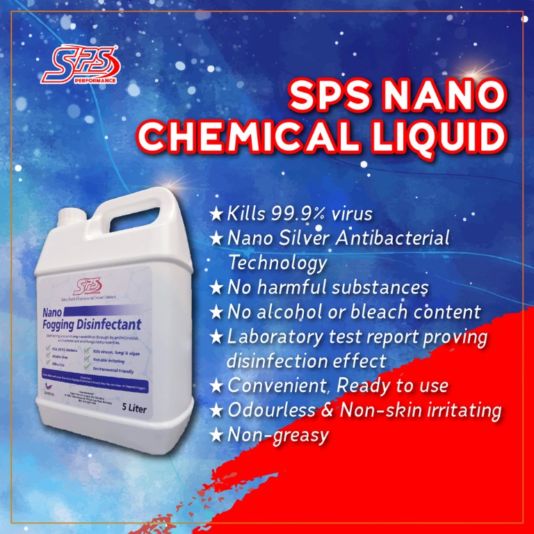 SPS Nano Fogging Disinfectant Liquid (5ℓ), Beauty & Personal Care ...