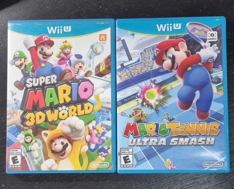 Super Mario Bundle : Super Mario 3D world + Mario Tennis Ultra Smash ...
