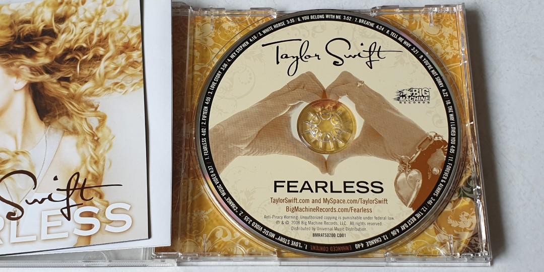 Taylor Swift ~ Fearless ( US PRESS ) Cd, Hobbies & Toys, Music & Media ...