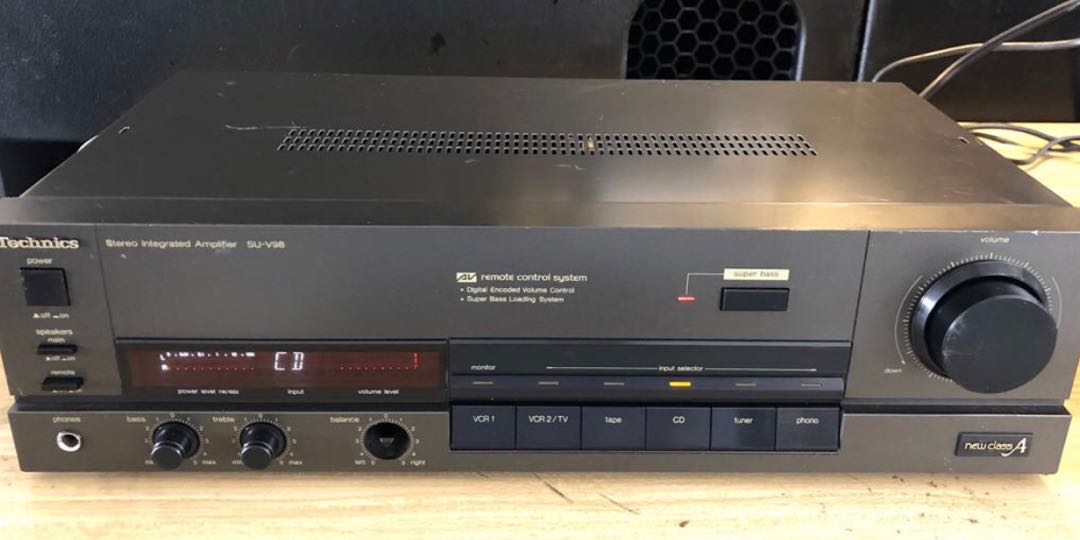 Technics integrated Stereo amplifier made in japan w/ transformer, 音響器材 ...