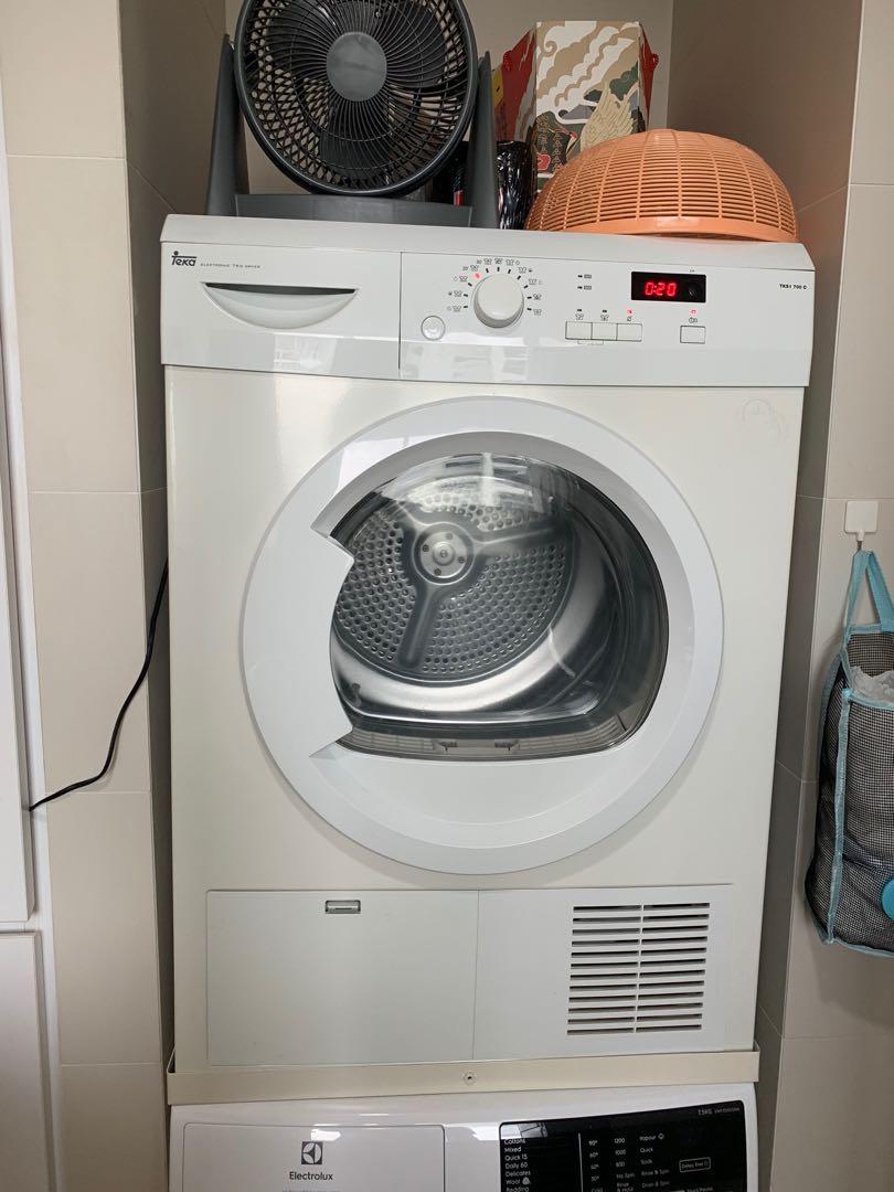 Teka dryer 7kg rarely use, TV & Home Appliances, Washing Machines and ...