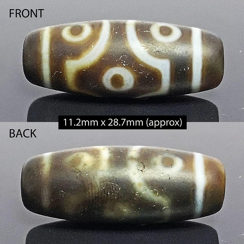 Tibetan six-eyed old dzi bead, Luxury, Accessories on Carousell