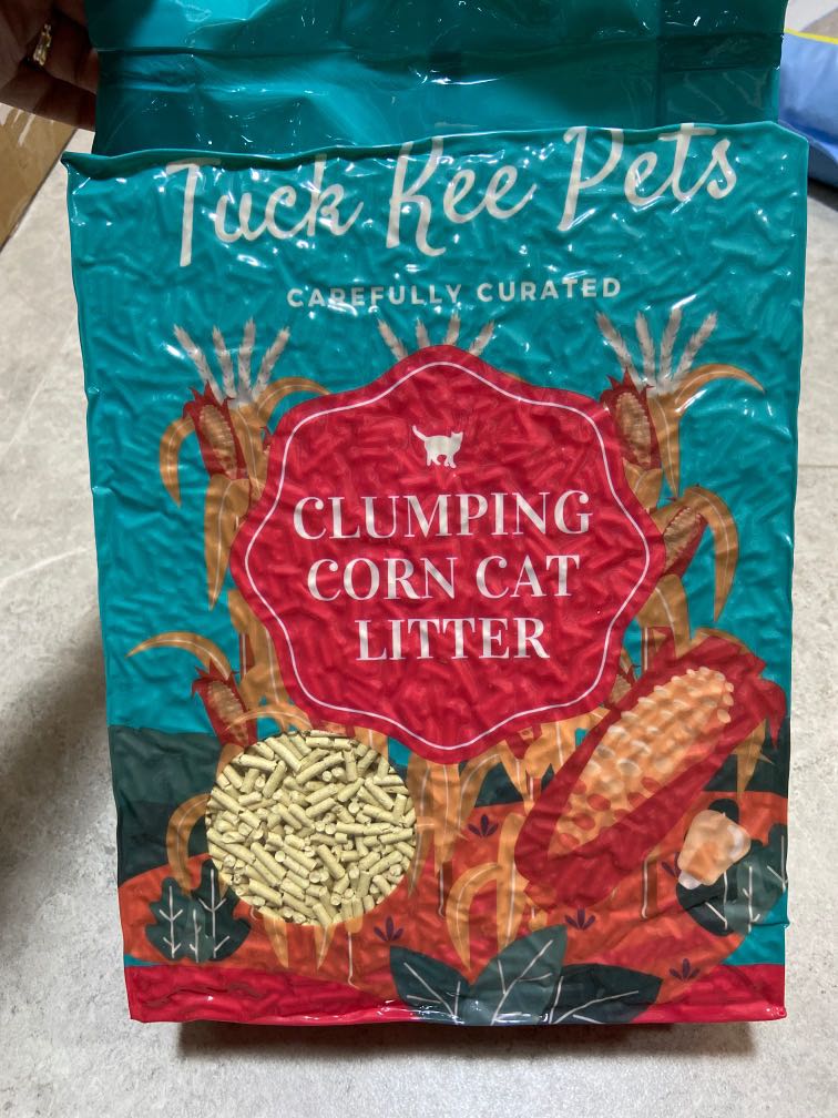 Tuck Kee Pets Clumping Corn Cat Litter, Pet Supplies, Homes & Other Pet ...