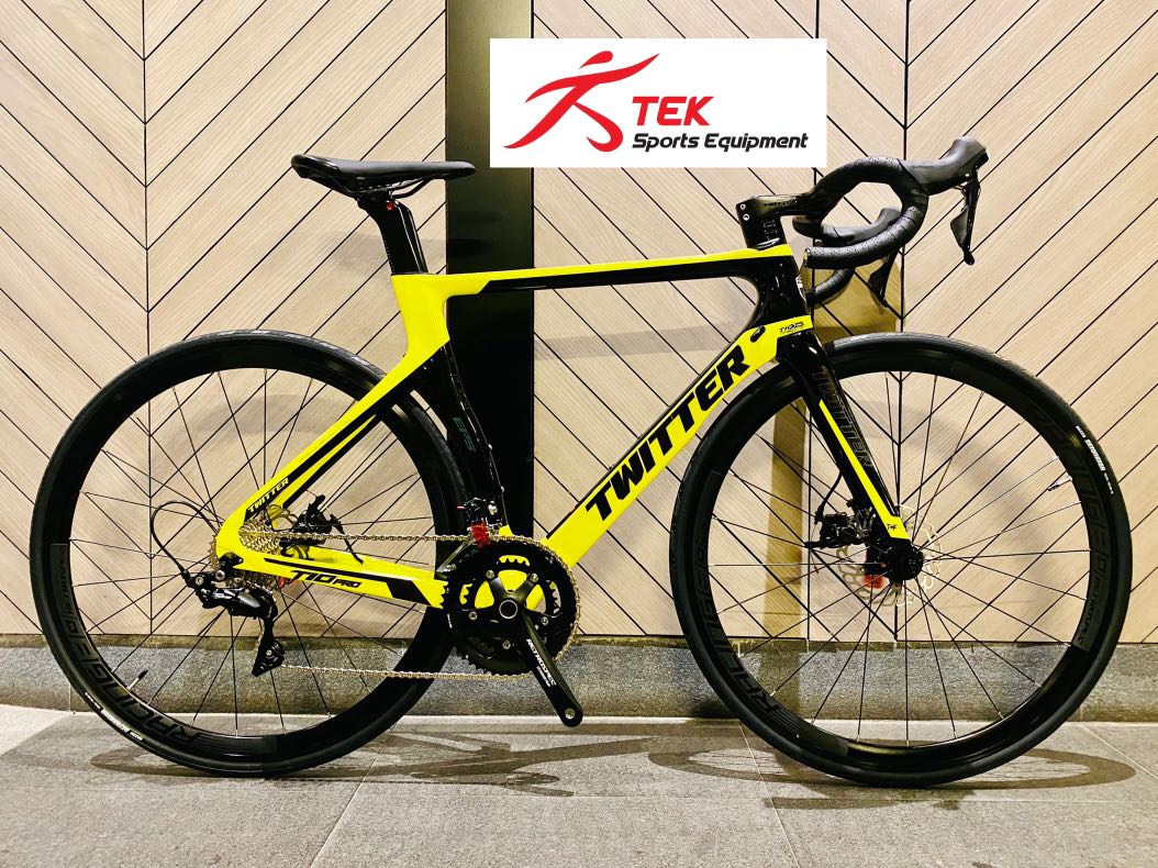 Twitter T10 Pro Carbon Road Bike Full Internal Cable Routing Shimano ...