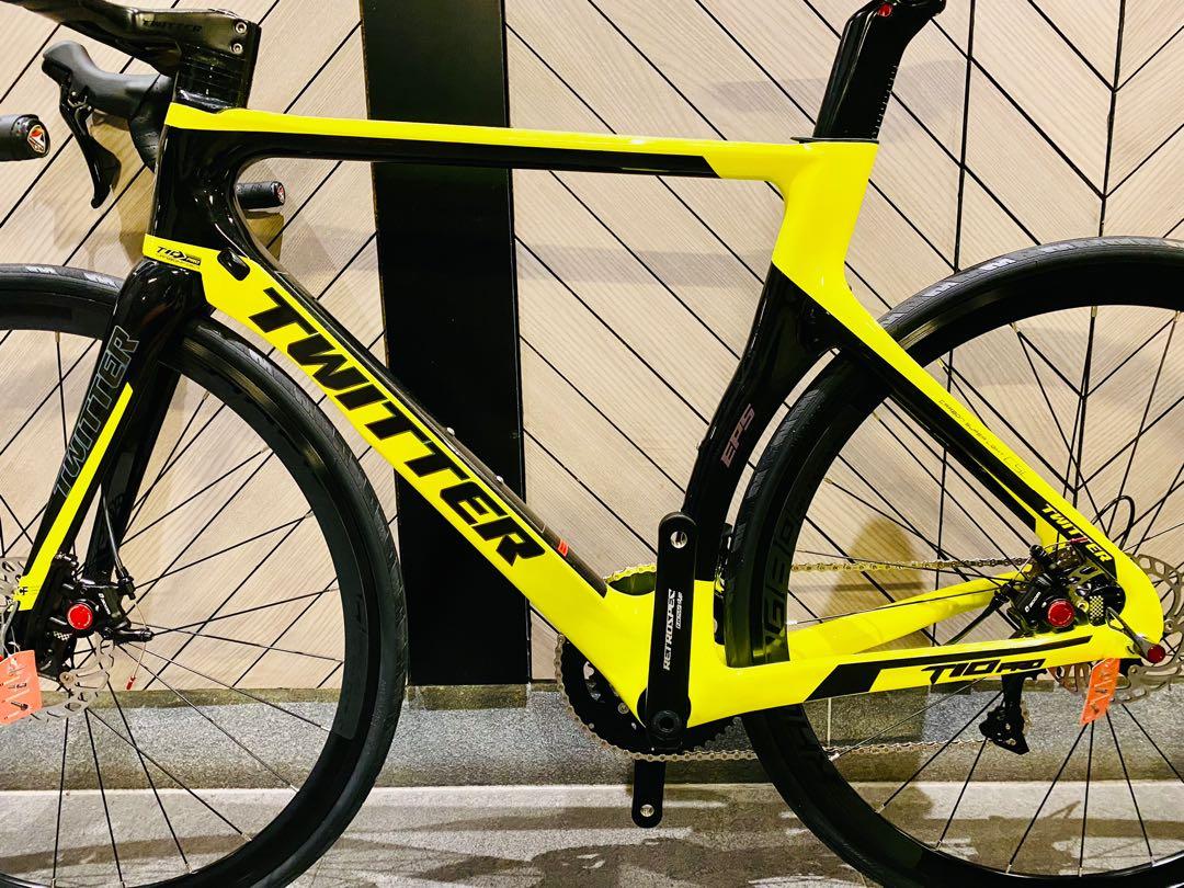 Twitter T10 Pro Carbon Road Bike Full Internal Cable Routing Shimano ...